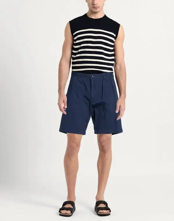 SERVICE WORKS Midnight Organic Cotton High-waisted Shorts