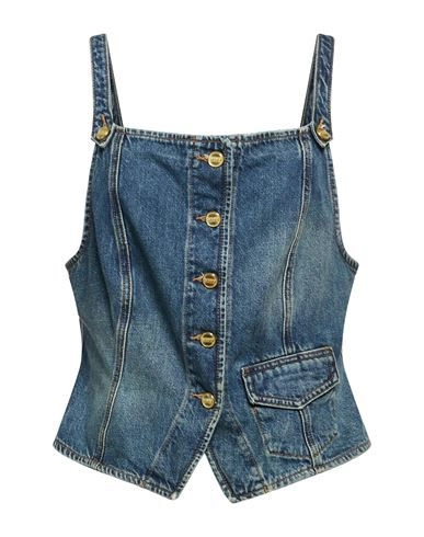 GANNI Top Size Organic Cotton - Blue