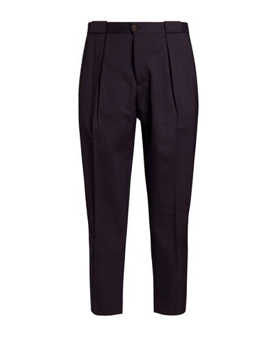 BRIGLIA 1949 Virgin Wool Blend Tapered Cropped Pants - Navy