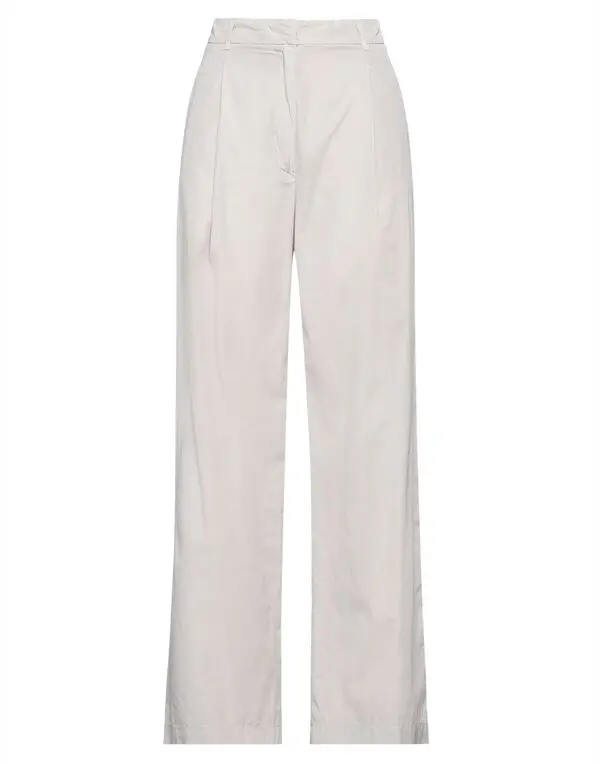 GRIFONI Light Cotton Wide-leg Poplin Pants