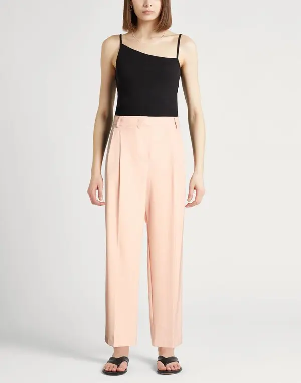 SEMICOUTURE Pants Blush Size Polyester, Virgin Wool, Elastane - Pink