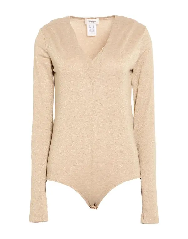 OTTOD'AME Bodysuit Size Viscose, Polyester, Polyamide, Elastane