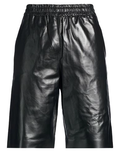 TOD'S Shorts & Bermuda Shorts Size Lambskin - Black