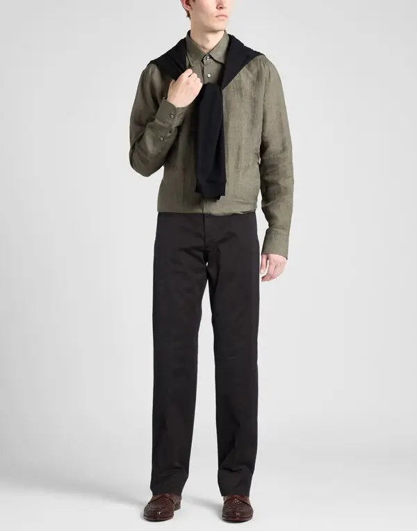 Incotex Pants Size Cotton, Elastane - Black