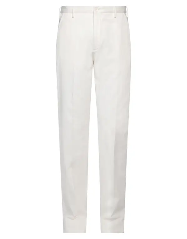 Incotex Pants Size Cotton, Elastane - Off White