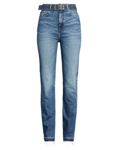 GANNI Jeans Size Organic Cotton, Viscose, Elastane - Blue