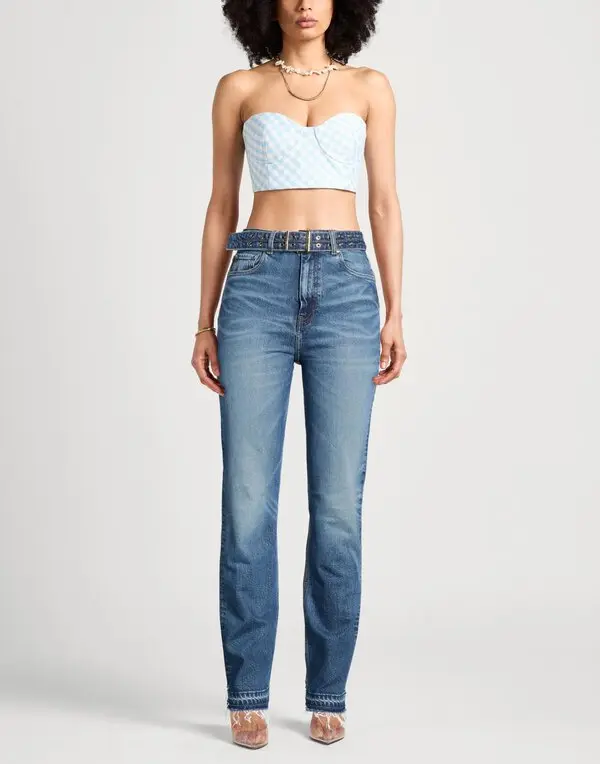 GANNI Straight-leg Organic Cotton Blend Jeans