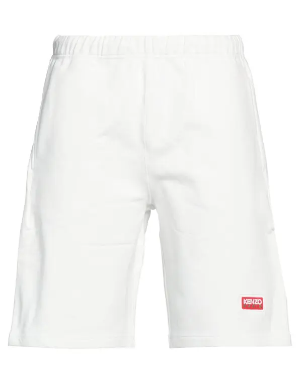 Kenzo Shorts & Bermuda Shorts Size Cotton, Elastane - White