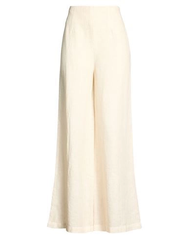 120% Lino Pants Size Linen - Beige