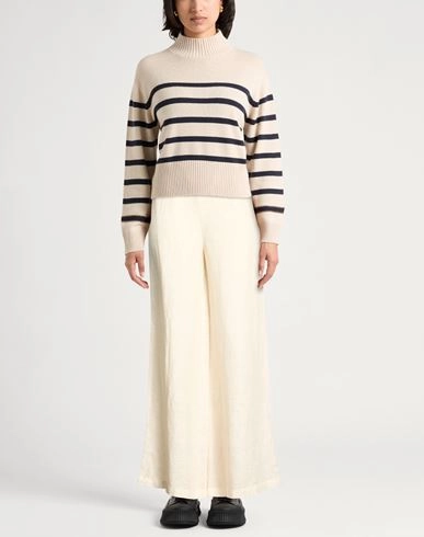 120% Lino High Waisted Linen Wide Leg Pants