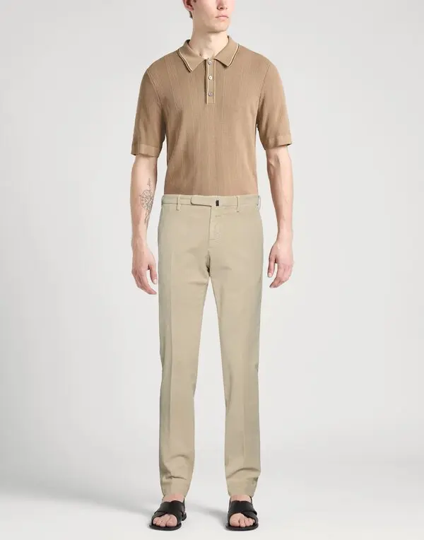 Incotex Pants Dark Size Cotton, Elastane - Beige