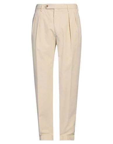 Incotex Cotton-elastane Corduroy Trousers - Cream