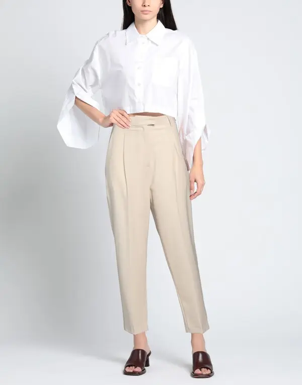 JUCCA Pants Size Polyester, Virgin Wool, Elastane - Beige