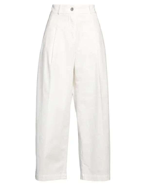 Fabiana Filippi Cotton Stretch Wide Leg Pants