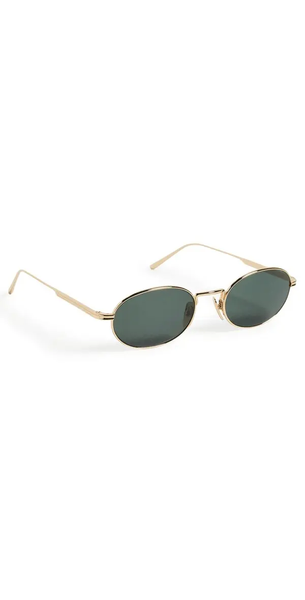 Chimi Titan Oval Sunglasses - Gold