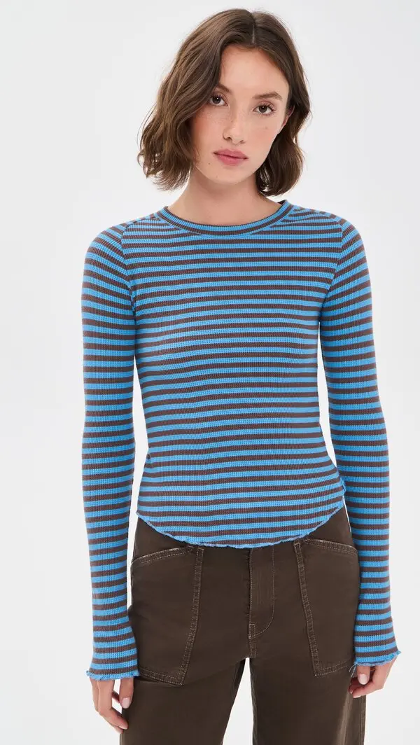 Free People Easy Does It Stripe Tee