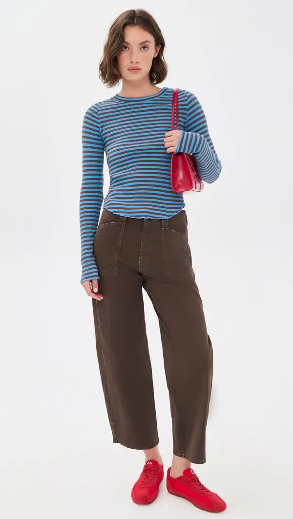 Free People Easy Does It Stripe Tee