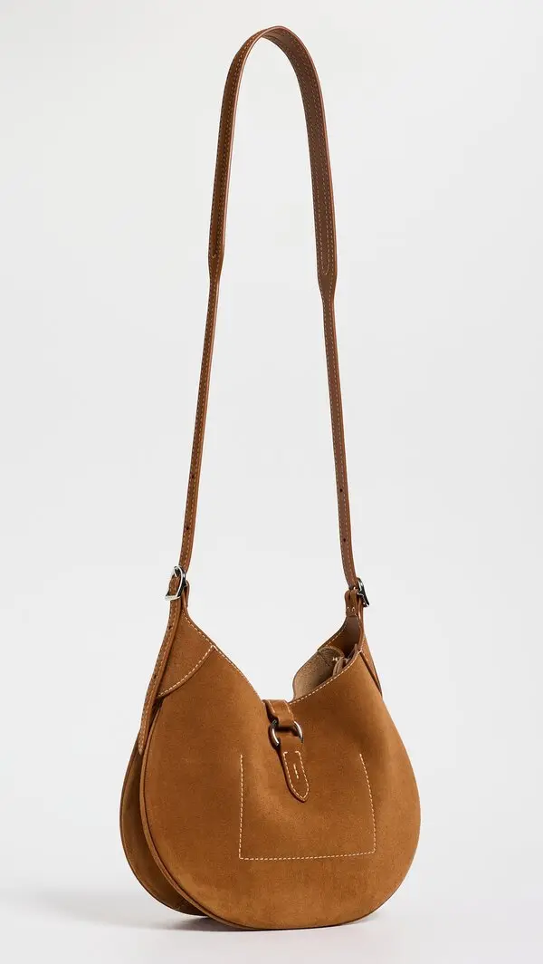 Polo Ralph Lauren Suede Polo Id Small Shoulder Bag