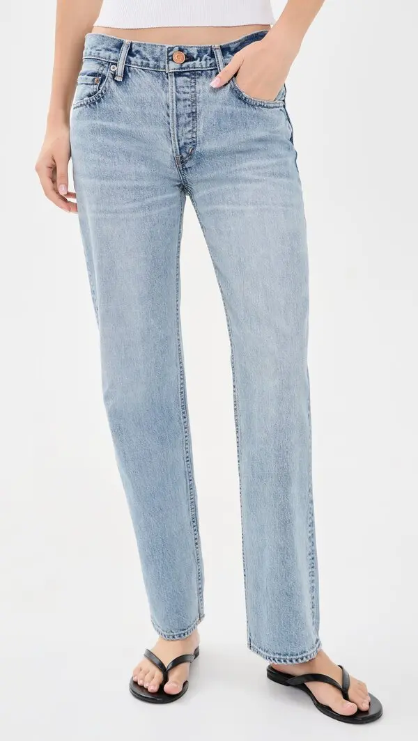 Moussy Vintage Covington Straight Low Jeans