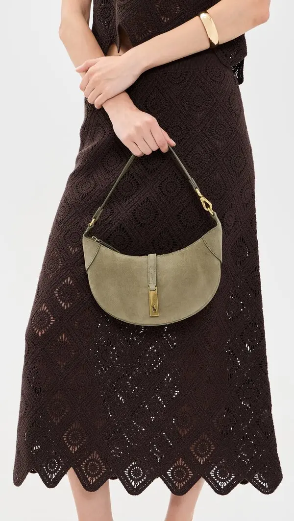 Polo Ralph Lauren Suede Id Mini Shoulder Bag