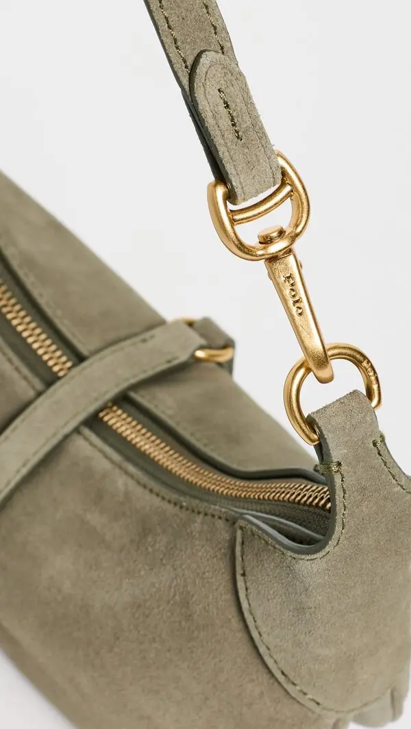 Polo Ralph Lauren Suede Id Mini Shoulder Bag