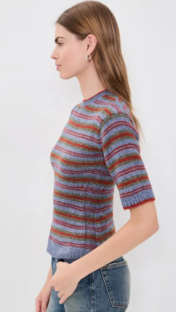 Proenza Schouler White Label Dana Stripe Sweater