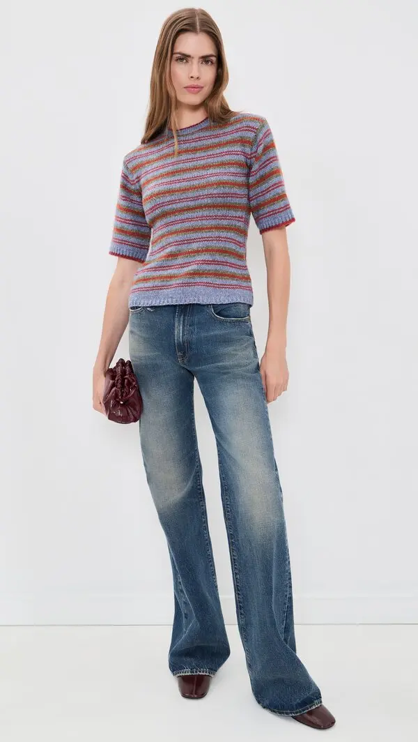 Proenza Schouler White Label Dana Stripe Sweater