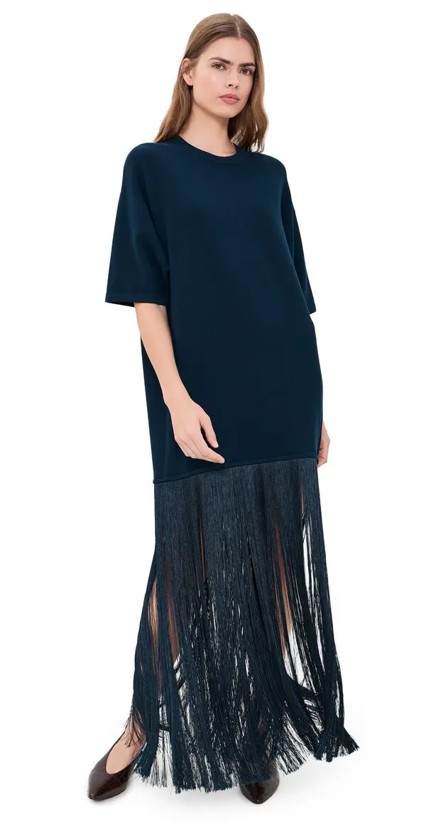 Essentiel Antwerp Keremony Knitted Dress - Navy
