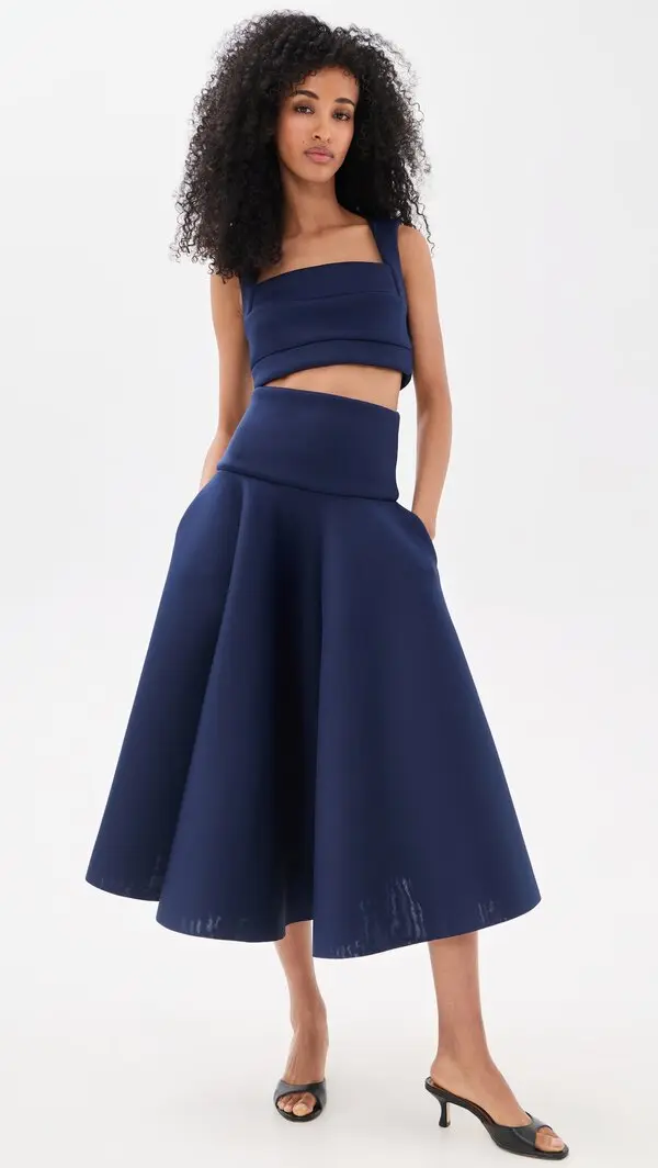 Black Halo Pamina Two-piece Midi Set
