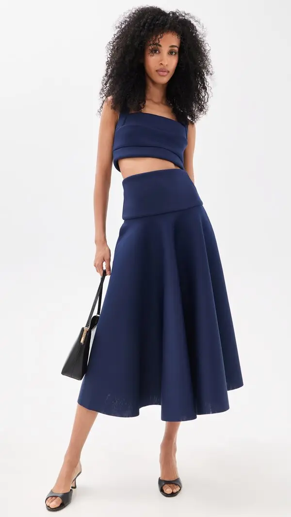 Black Halo Pamina Two-piece Midi Set