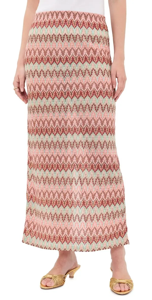 Hill House Home The Zoey Maxi Skirt - Pink Multi
