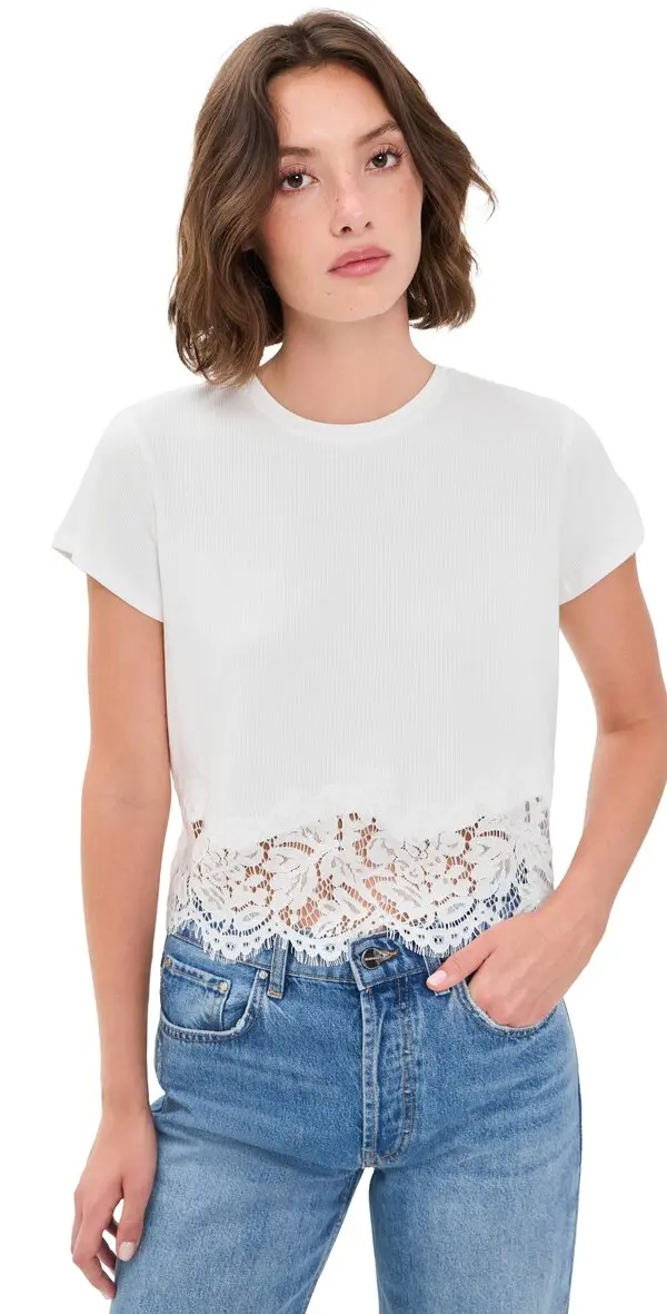 Generation Love Paige Combo Top - White