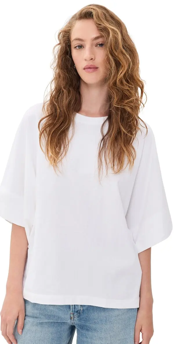 Free People Atlas Dolman Tee - Clean Ivory