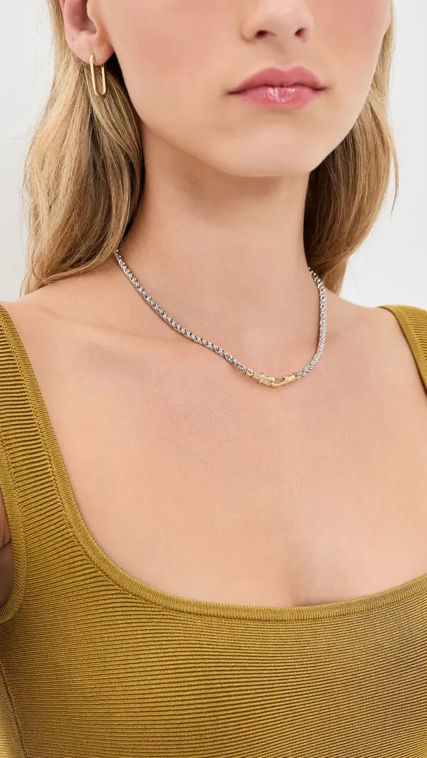 Shashi Sculpted Chain Necklace