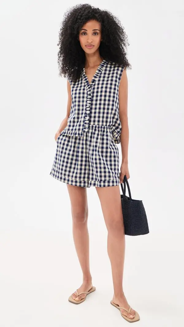 VRG GRL Freda Check Shorts