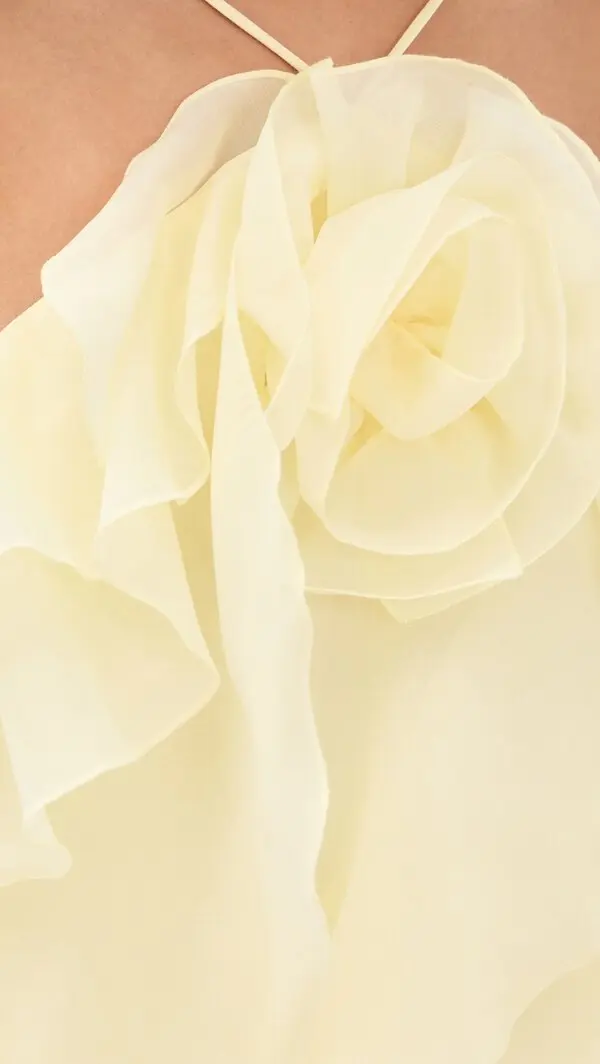 Aje Pandorea Layered Maxi Dress - Butter