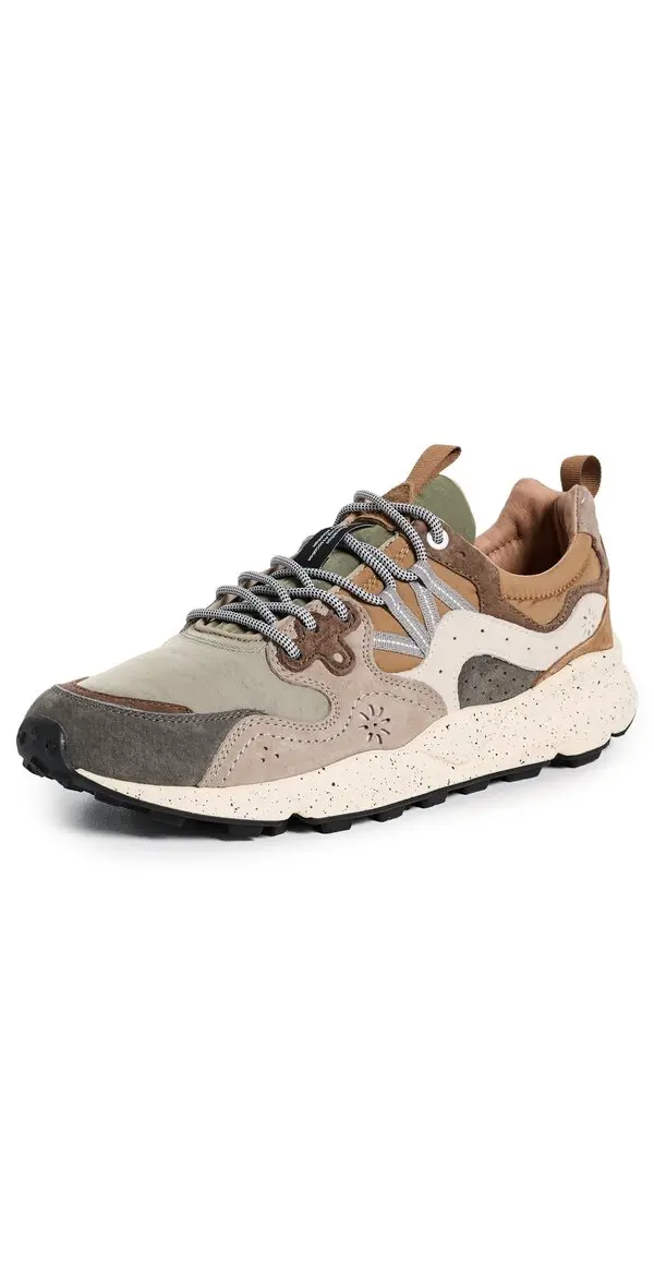 FLOWER MOUNTAIN Yamano 3 Sneakers - Grey/onion