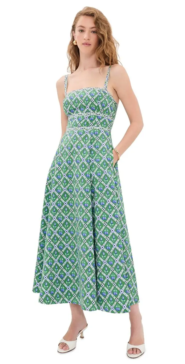 Hill House Home The Margot Dress - Diamond Cherries