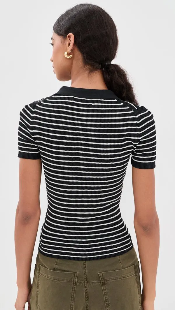 NILI LOTAN Fenna Stripe Polo