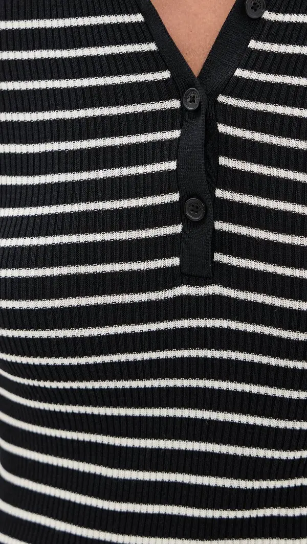 NILI LOTAN Fenna Stripe Polo