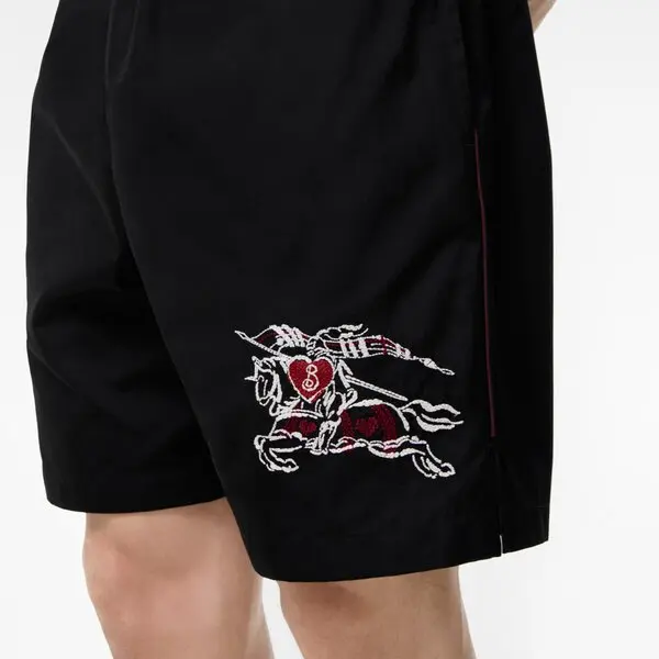 Burberry Knight Heart Cotton Poplin Shorts