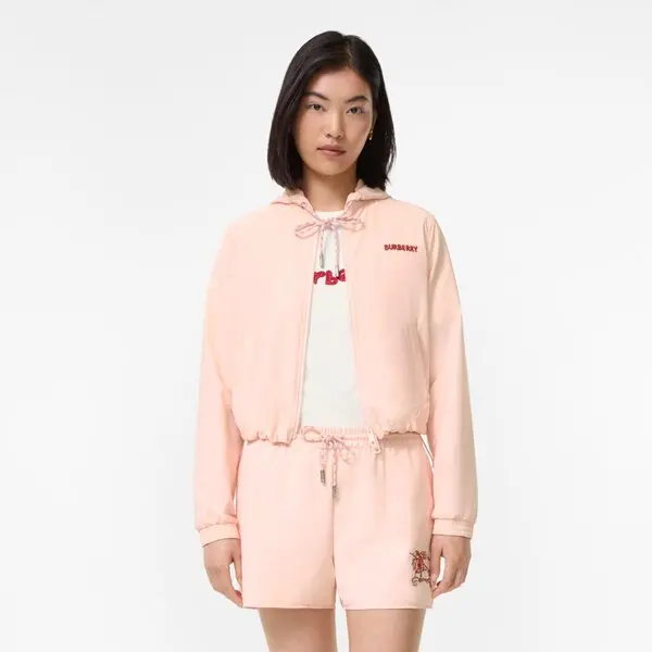 Burberry Heart Knight Stretch Nylon Hooded Jacket