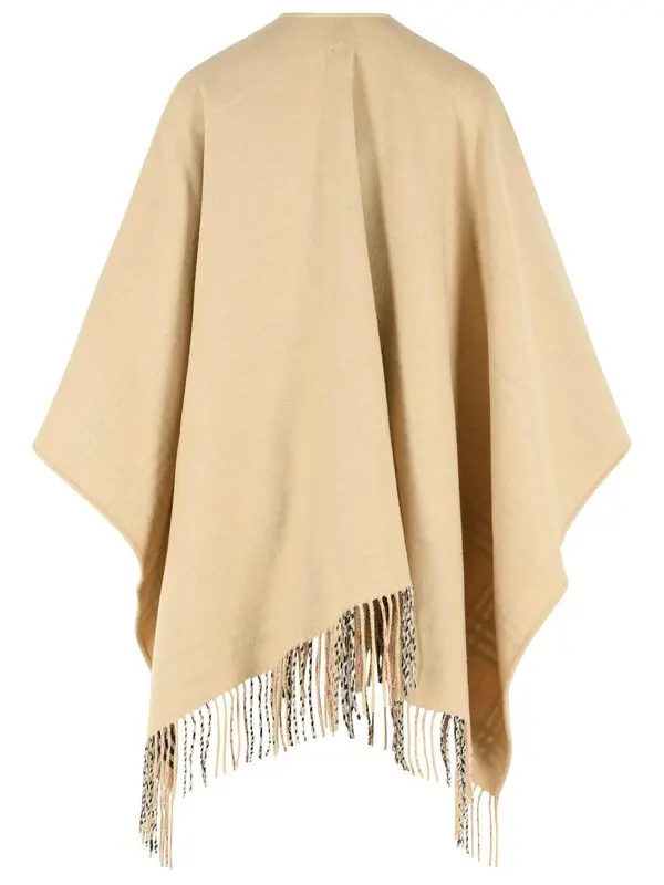 Burberry Beige Wool Cape