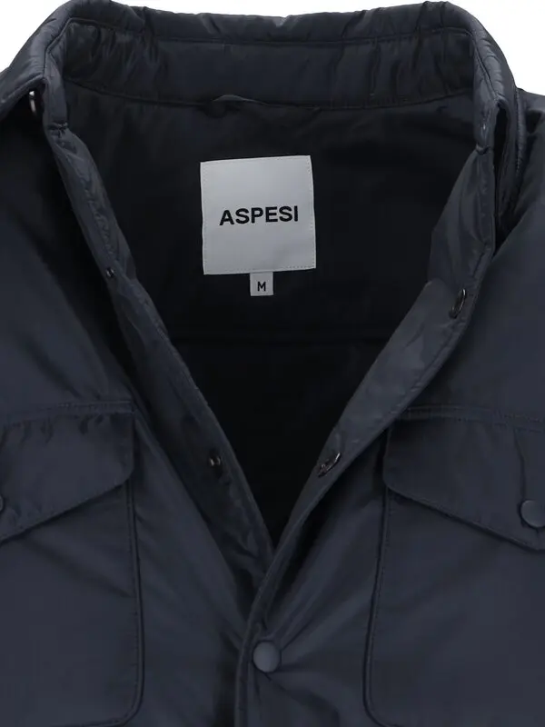 Aspesi Peak Collar Long Sleeve Shirt