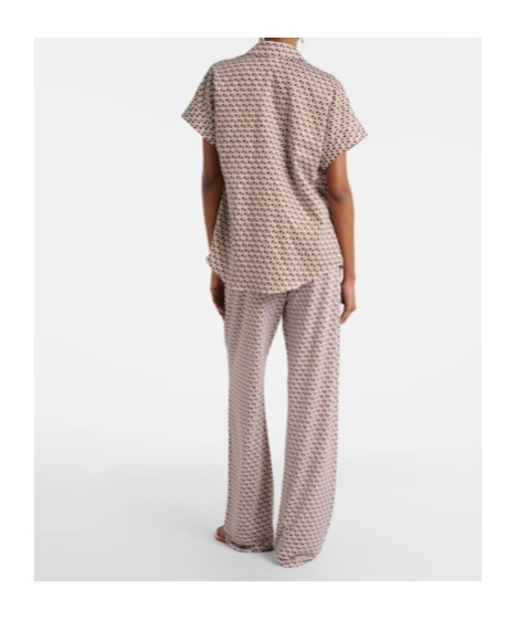 Max Mara Abate Printed Wide-leg Pants