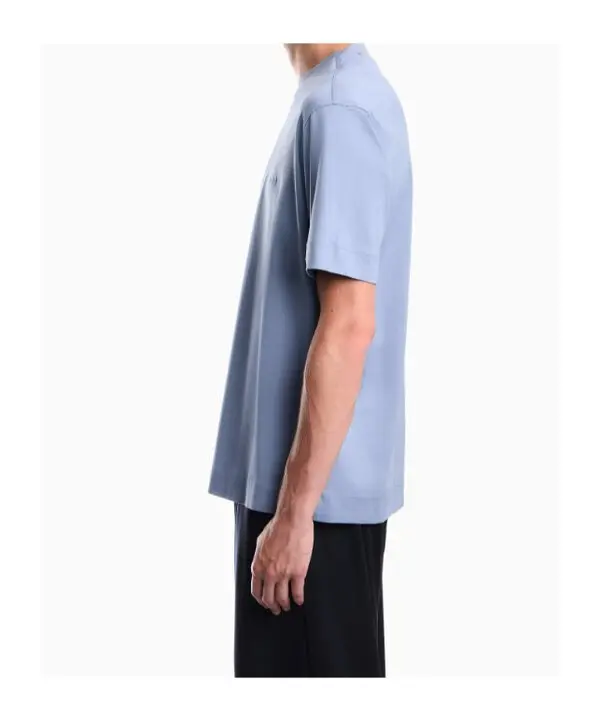 Emporio Armani Logo-embroidered Cotton T-shirt