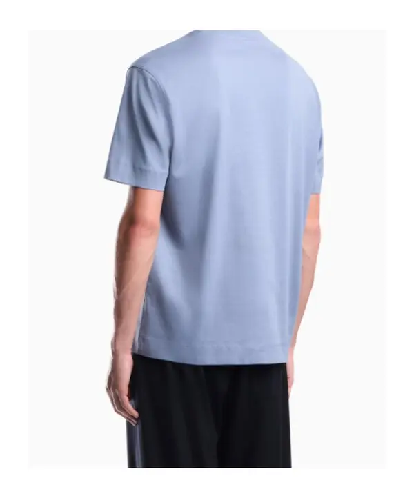 Emporio Armani Logo-embroidered Cotton T-shirt