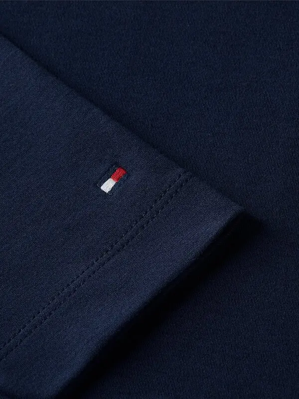 Tommy Hilfiger Interlock Knit Midi Fit And Flare Dress