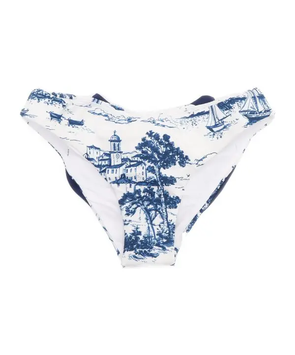 MC2 SAINT BARTH Bow-detailed Bikini Bottoms