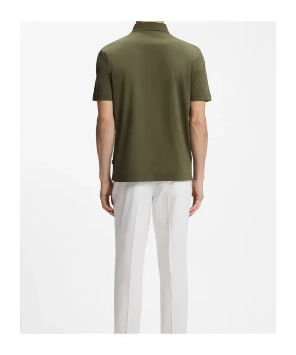 Hugo Boss Double B Monogram-patch Polo Shirt